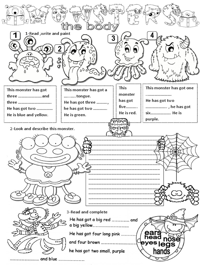 A Colorful Collection: Describing Monsters Through Incomplete Texts | PDF