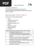 Diorama Project Instructions and Guide | PDF