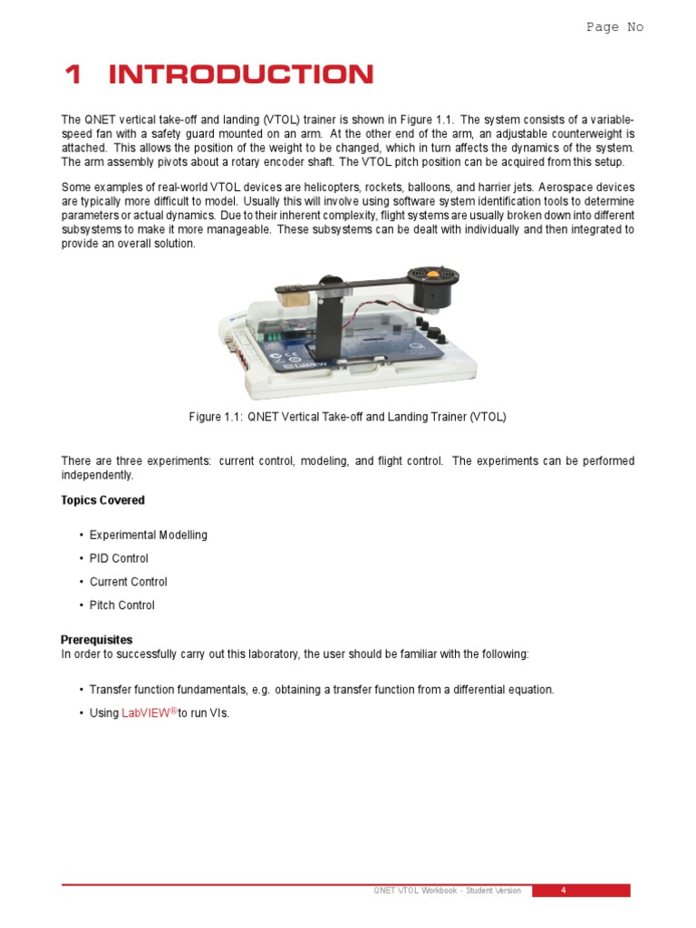 10 Vertical Take Off and Landing Control | PDF | Control Theory | Torque