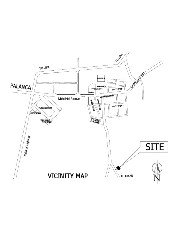 Vicinity Map of Palanca Compound | PDF