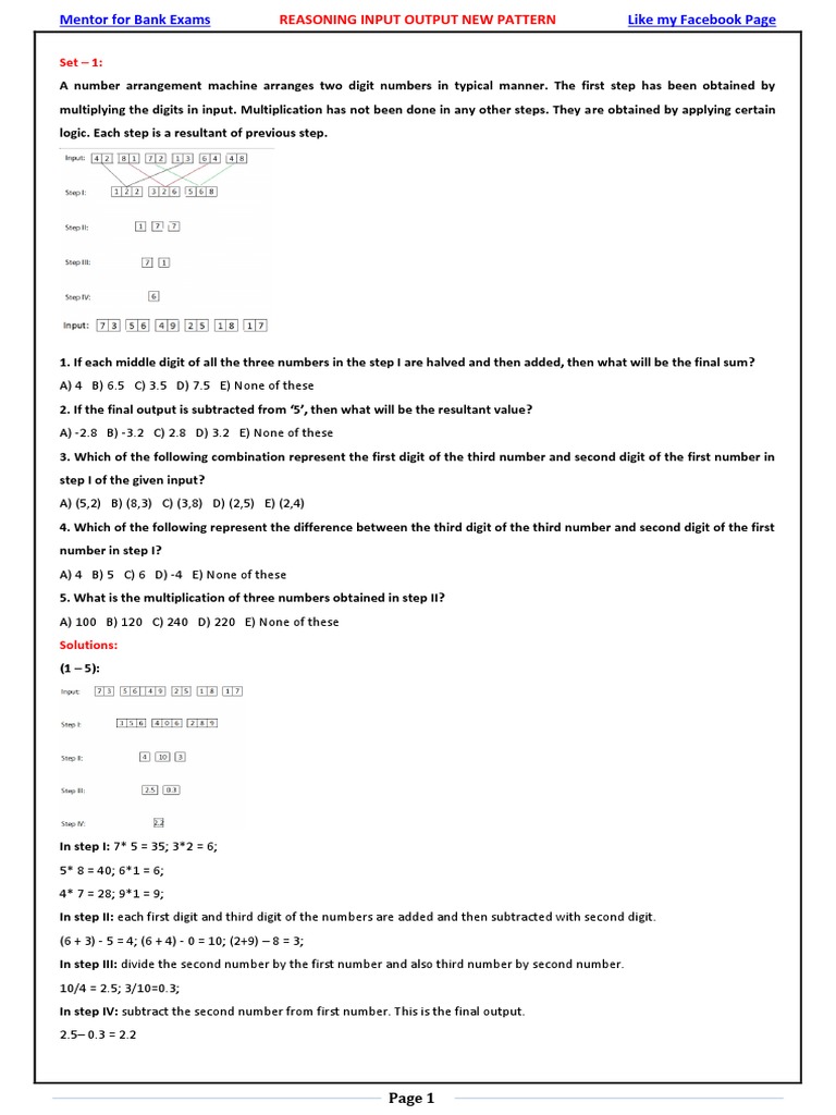 Input Output New Pattern | PDF | Consonant | Multiplication