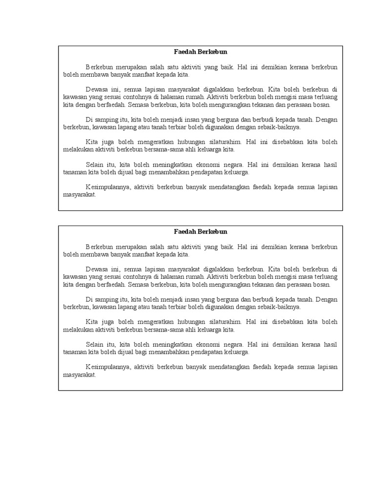 Faedah Berkebun 2 | PDF