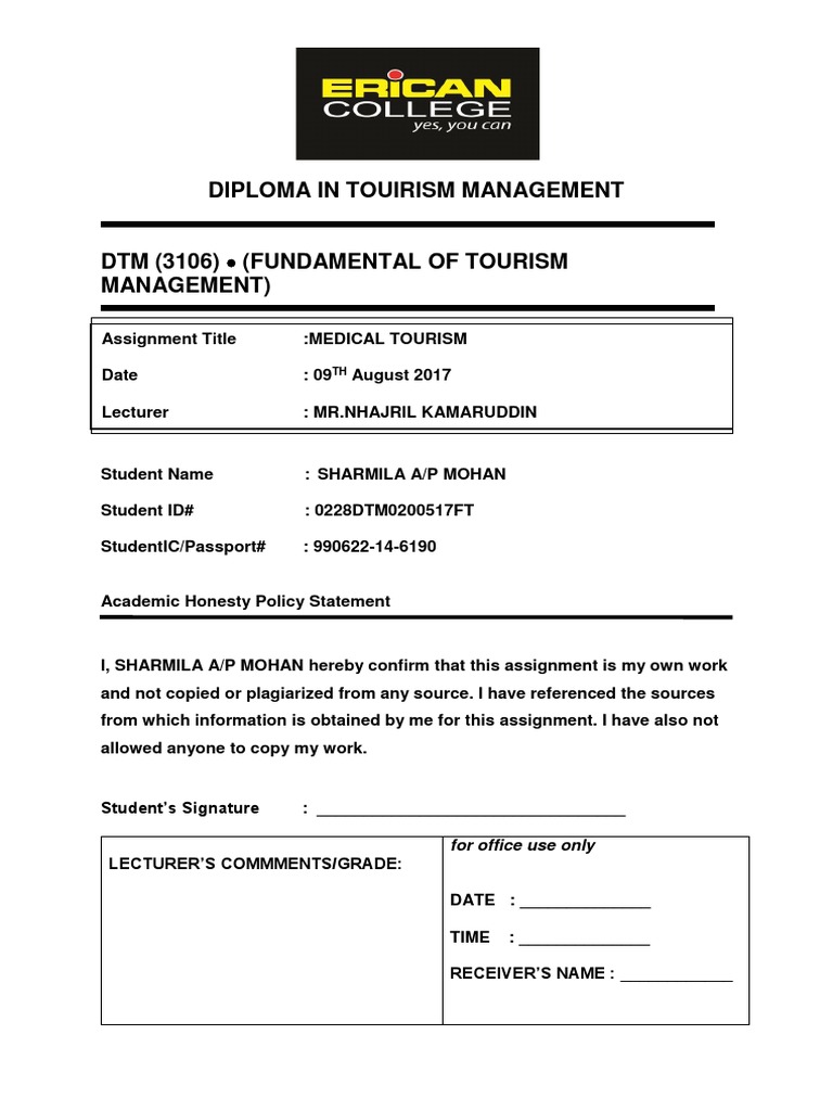 Assignment Cover Page SHARMILA | PDF