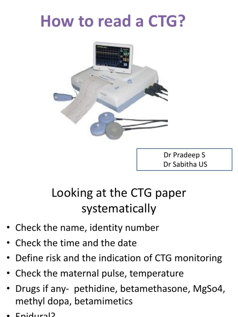 Understanding Normal CTG Readings | PDF | Diseases And Disorders ...