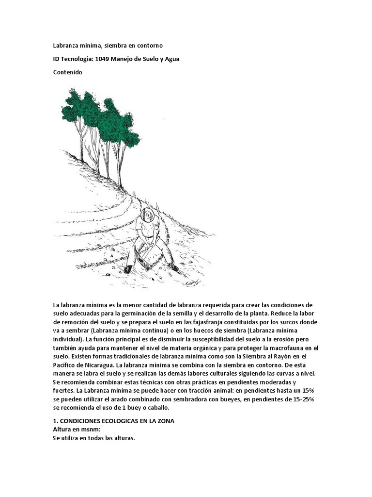 Siembra en Contorno | PDF | Siembra | Suelo