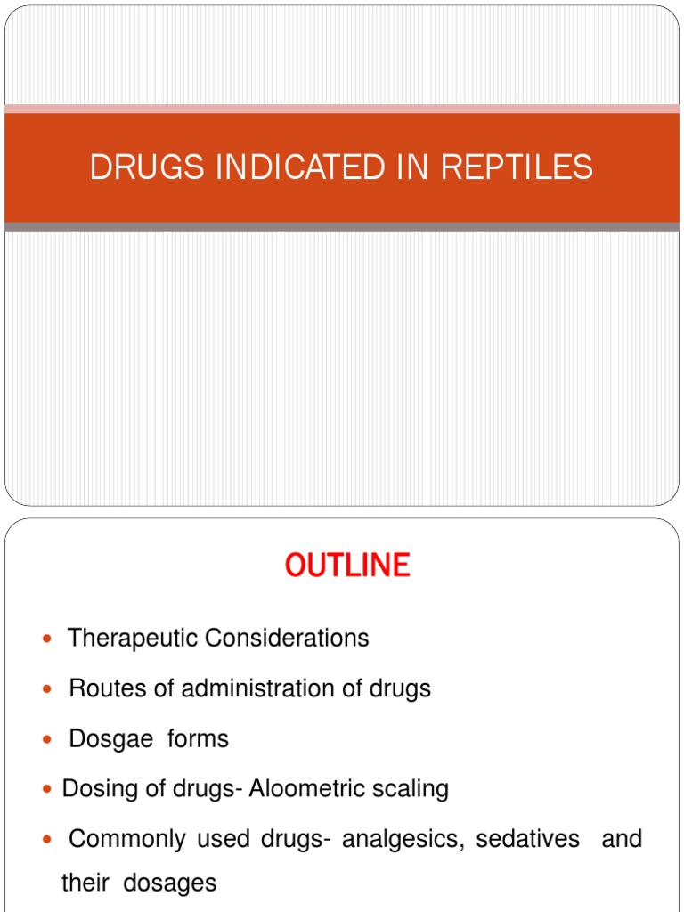 Drugs in Reptiles | PDF | Thermoregulation | Antibiotics