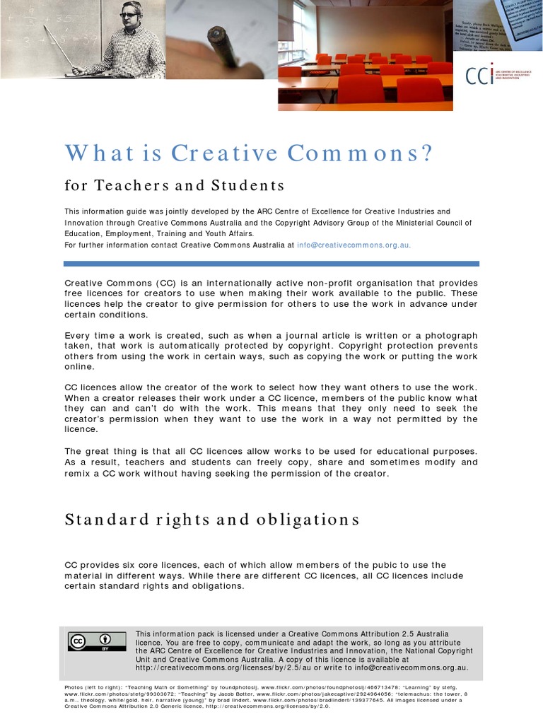 What Is Creative Commons Website | PDF | Creative Commons License ...