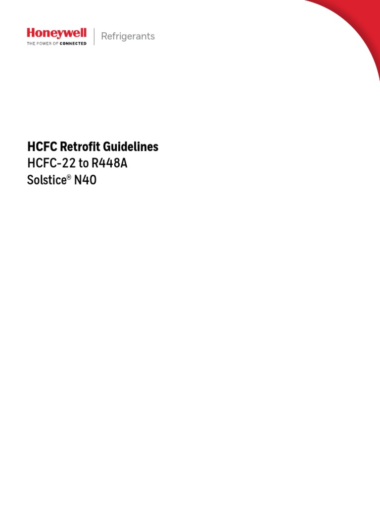 Honeywell R22 To R448A Retrofit Guideline v1 | PDF | Phases Of Matter ...
