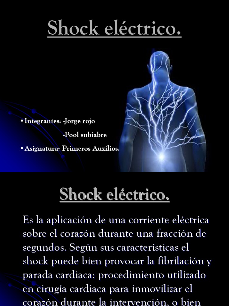 Shock Electrico | Descarga eléctrica | Reanimación cardiopulmonar