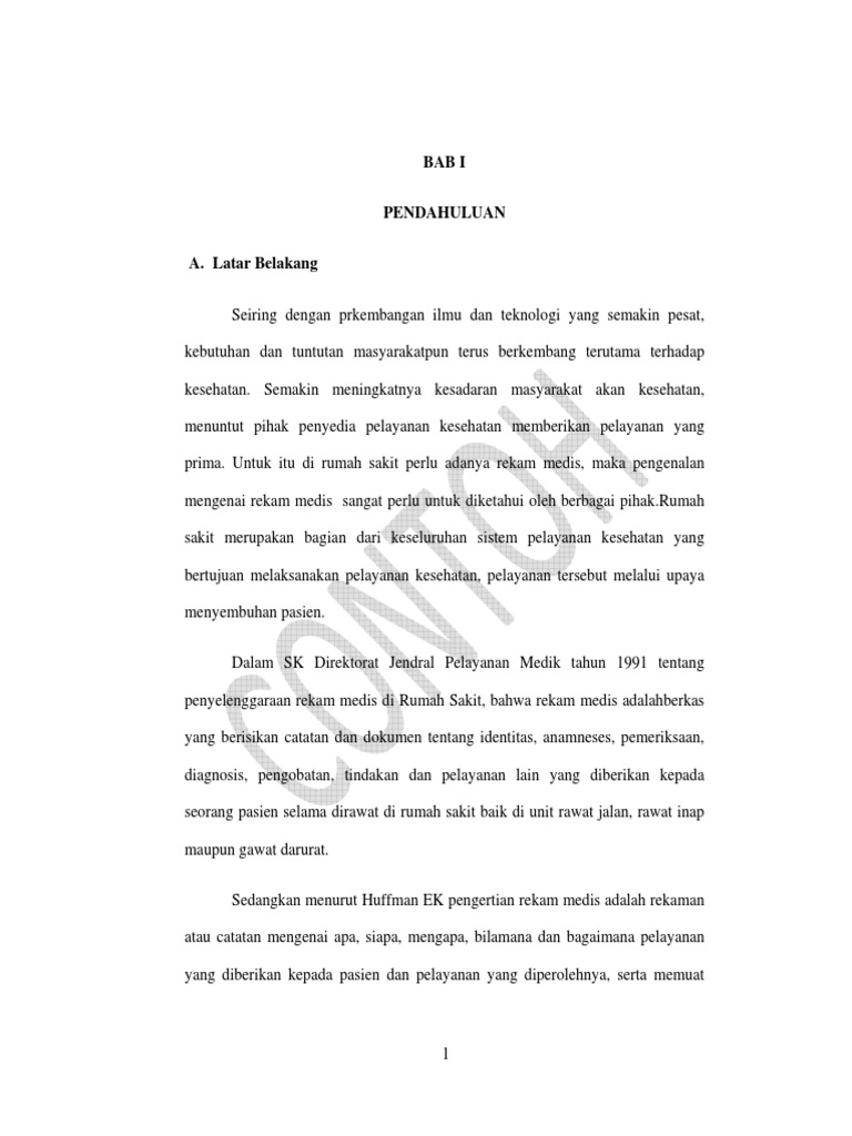 Contoh Isi Laporan | PDF