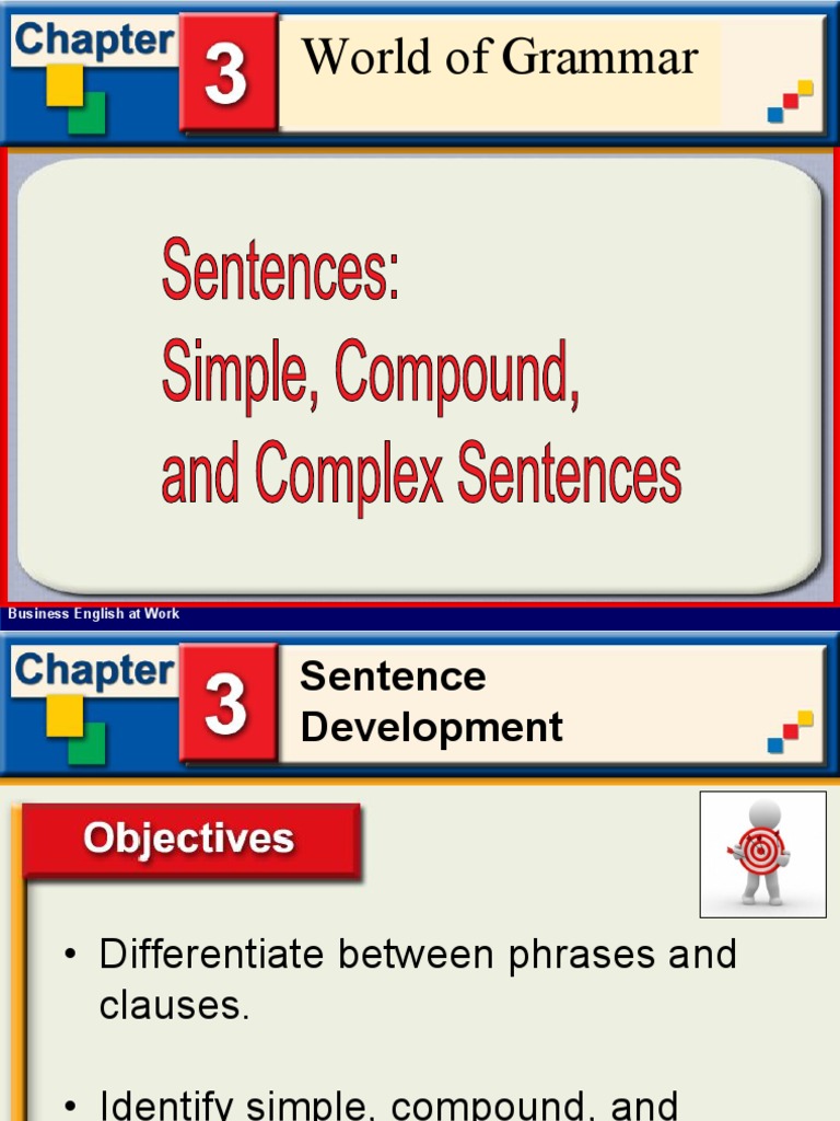 Wol Complex Compound Simple Sentences | PDF | Clause | Sentence (Linguistics)