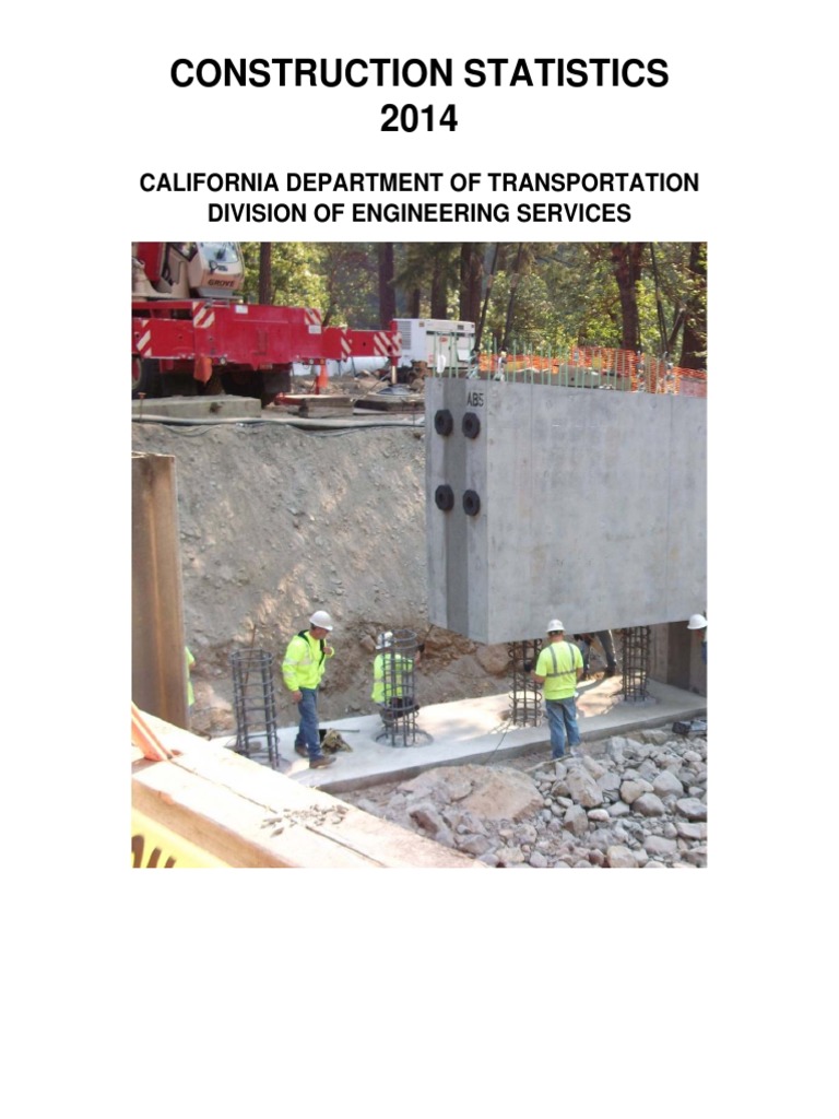 Construction Stats 2014 | PDF | Deep Foundation | Engineering