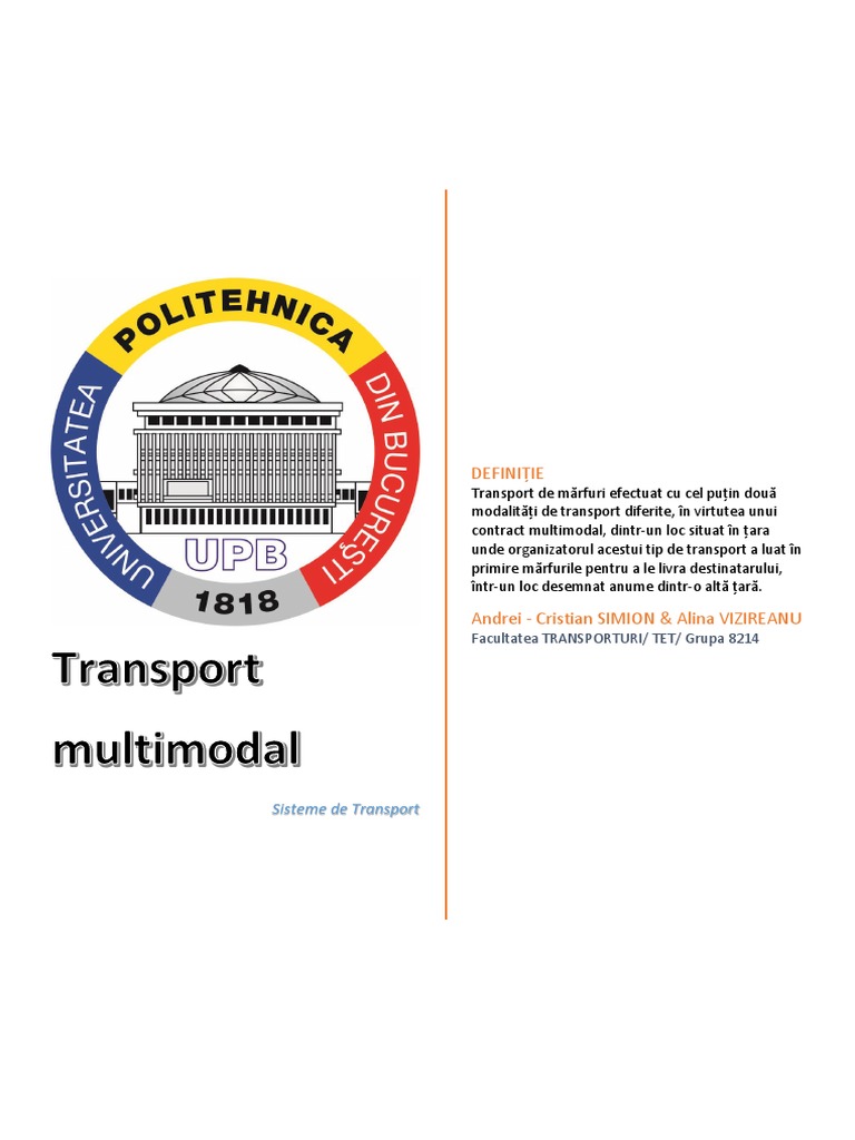 Transport Multimodal | PDF