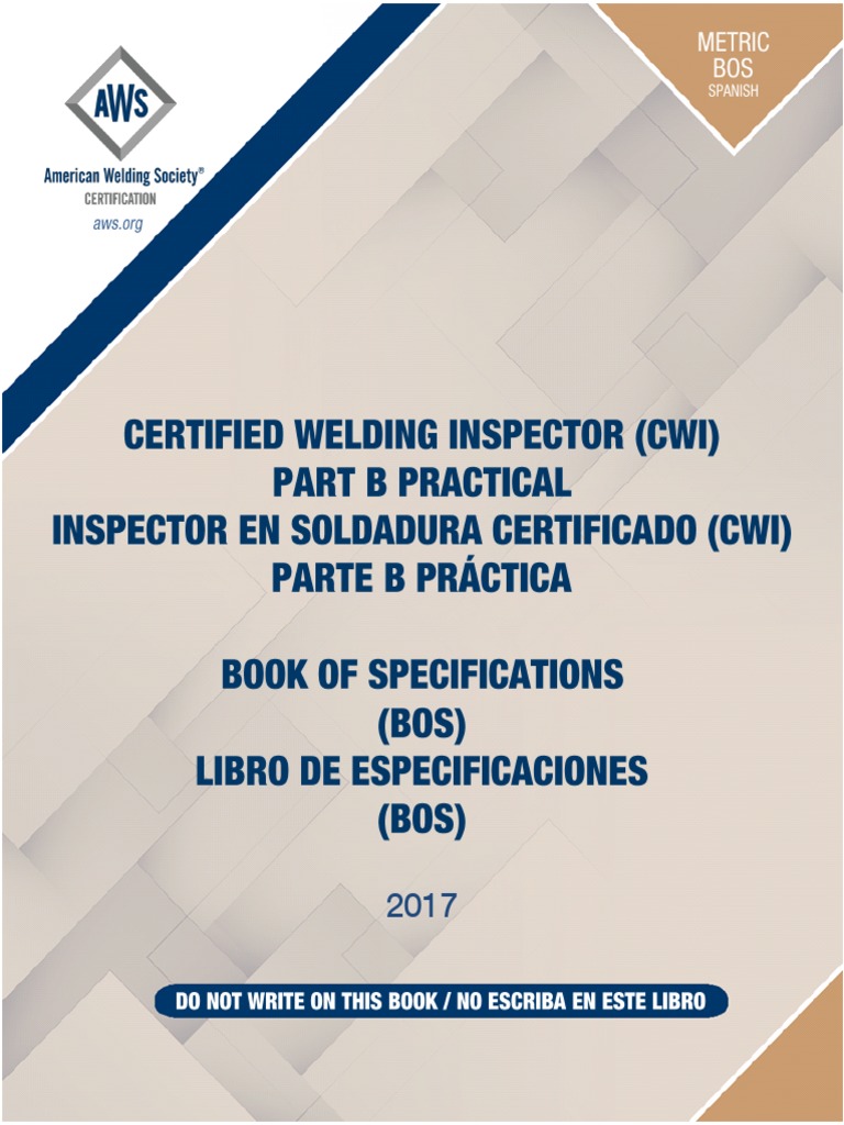 AWS CWI Part B-Book of Specs-Spanish 2017 | Test (Assessment ...