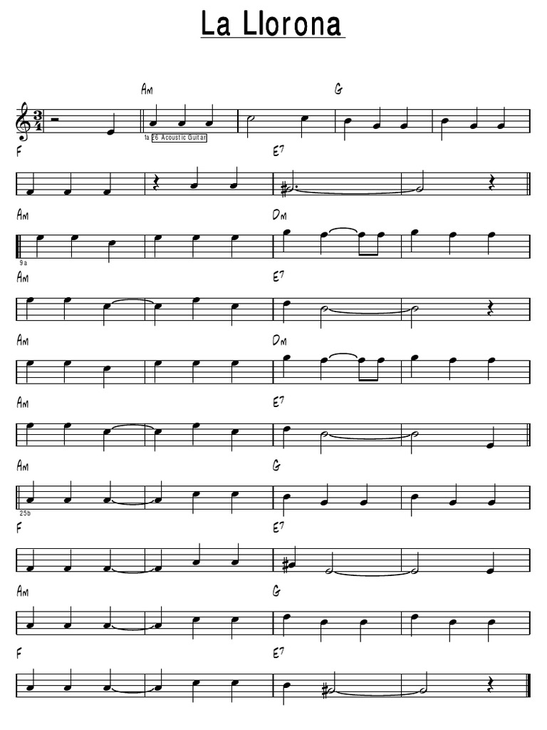 La Llorona PDF | PDF