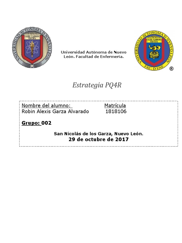 Estrategia PQ4R | PDF | Crecimiento personal y profesional