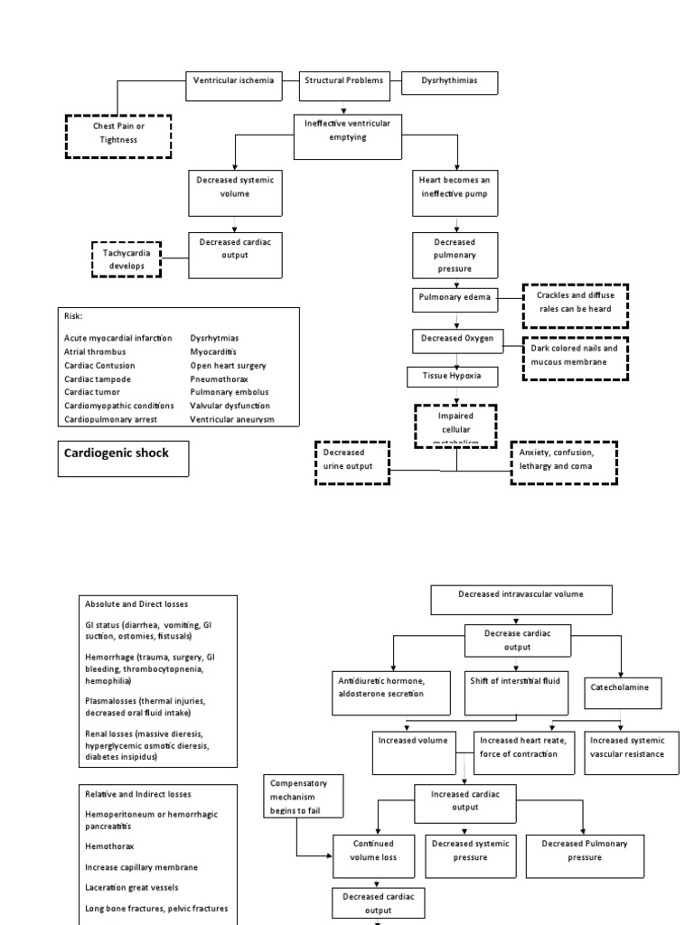 Schematic Diagram On The 4 Types of Shock | PDF
