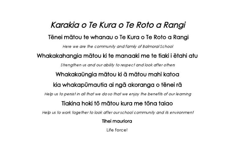 Karakia | PDF | Wellness