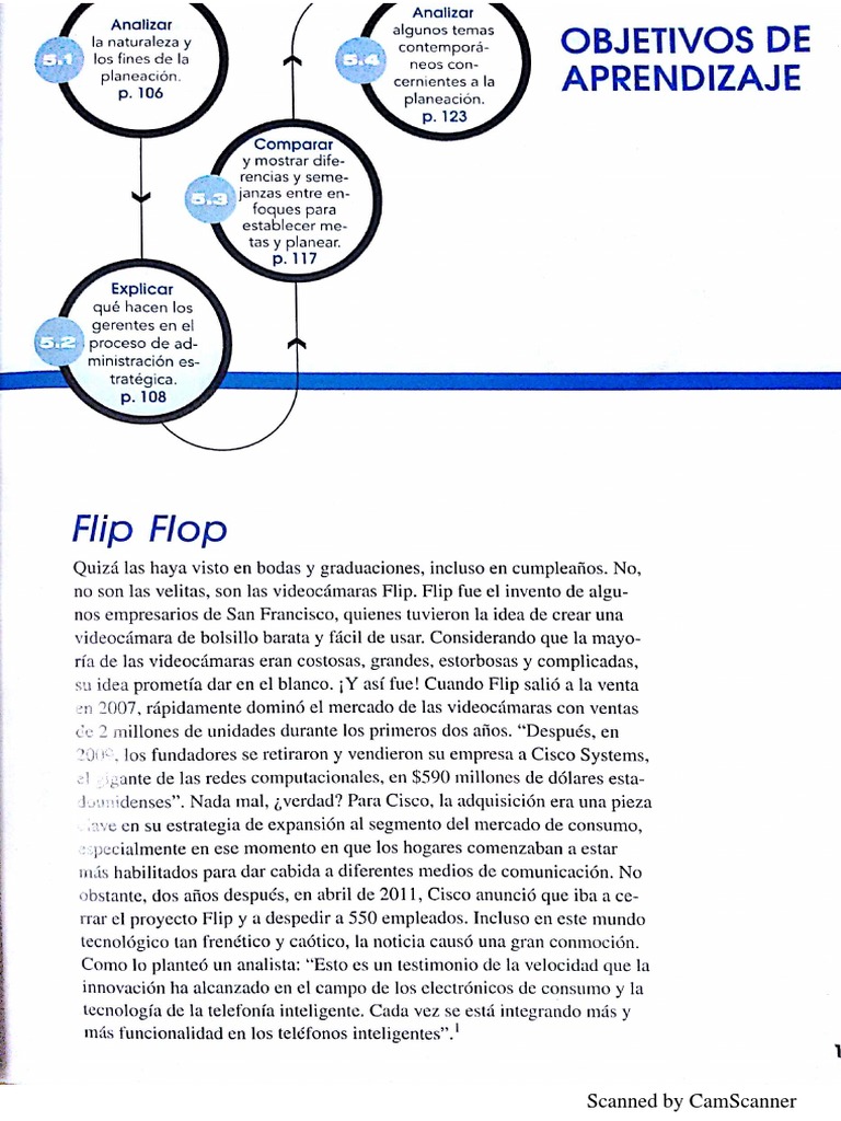 Capítulo 5 - Planeacion | PDF