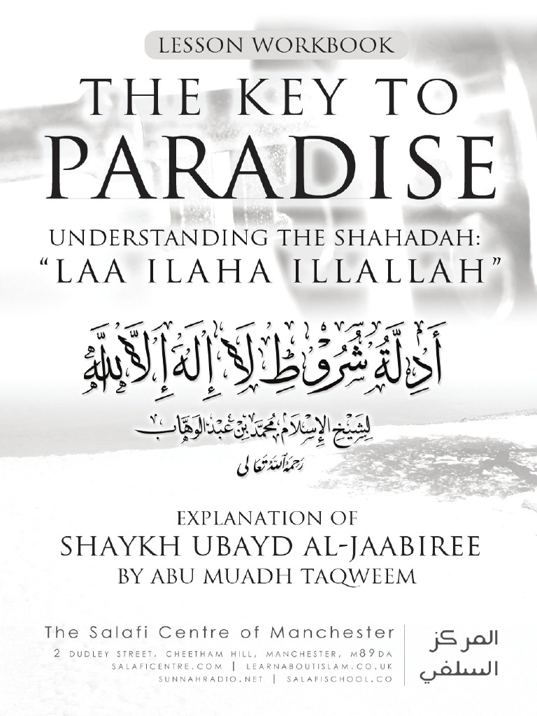 Key To Paradiseworkbook | PDF | Prophets And Messengers In Islam ...