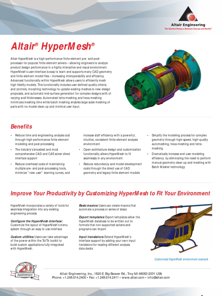 Altair HyperMesh | PDF | Finite Element Method | Computer Aided Design