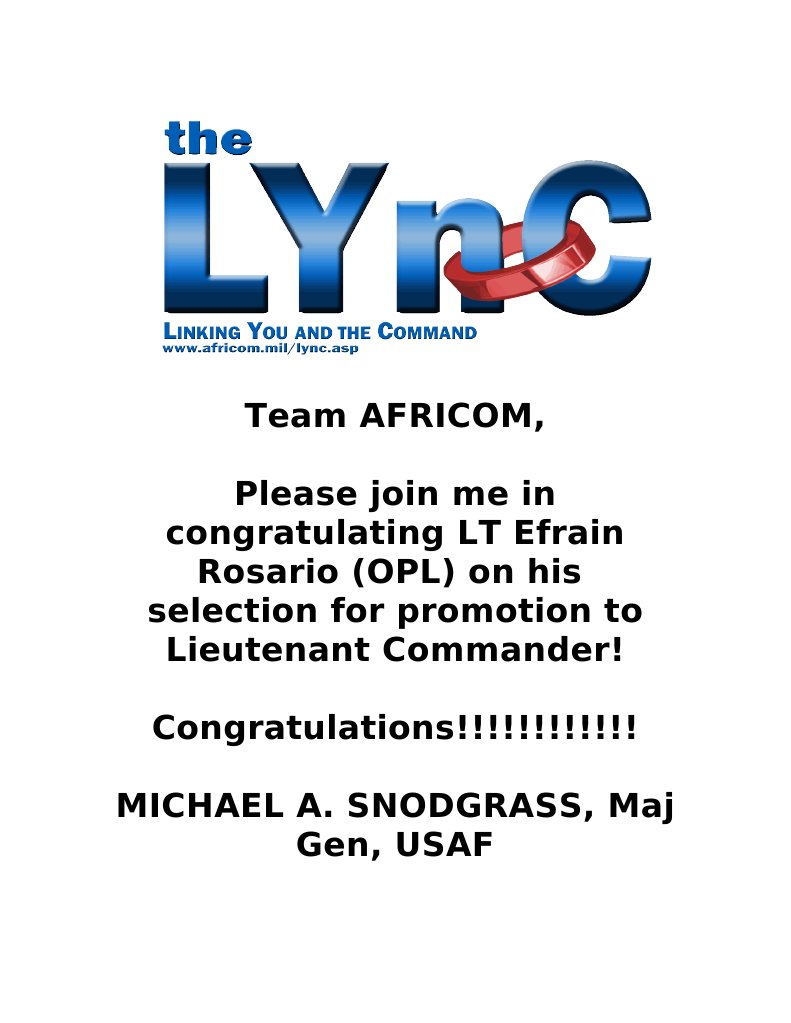 Promotion Announcement for LT Efrain Rosario | PDF | Campaigns Of The ...