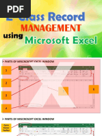 Parts of MS Excel Window | PDF
