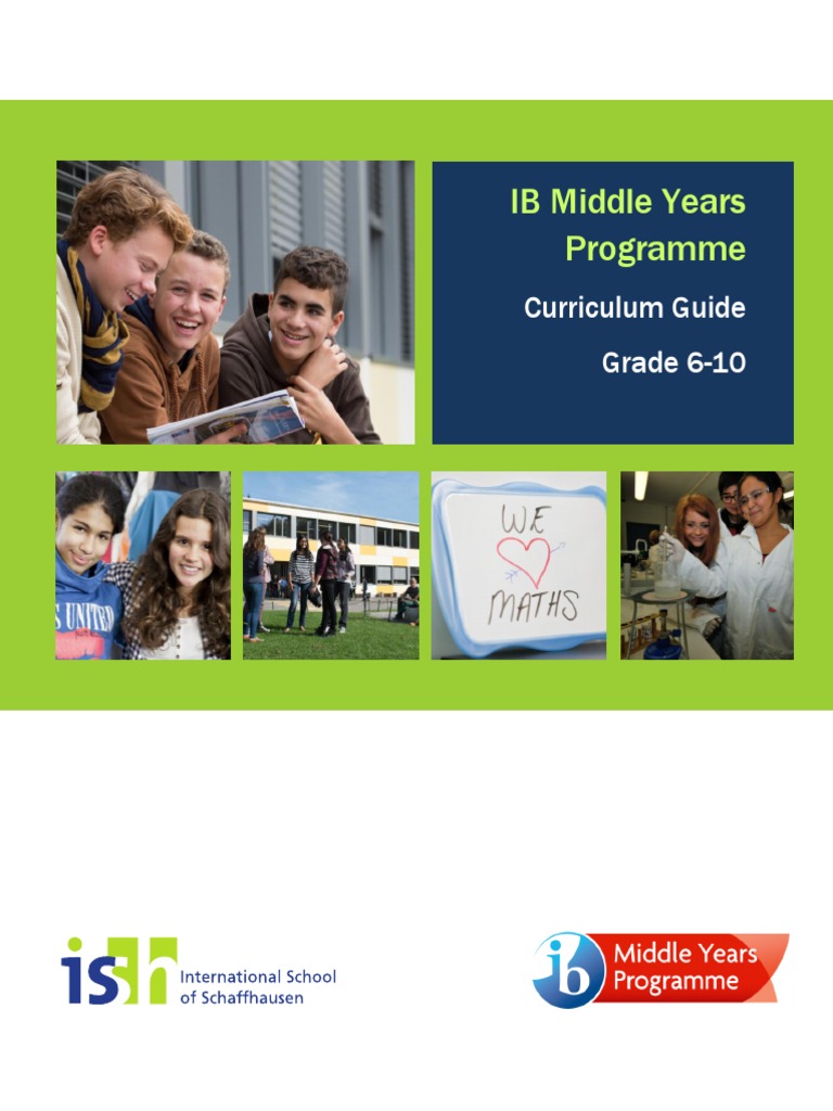 MYP Curriculum Guide 2016 2017 | PDF | Educational Assessment | Curriculum