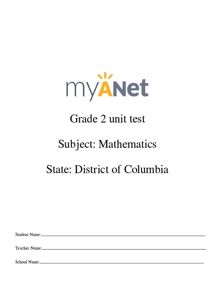 Grade 2 Pre Test | PDF
