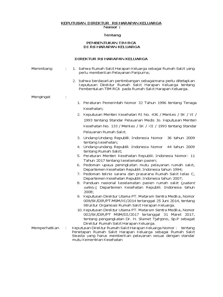 SK Tim Rca | PDF | Pengembangan Diri | Sains & Matematika
