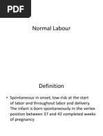 Mechanism of Normal Labour | PDF | Childbirth | Pelvis
