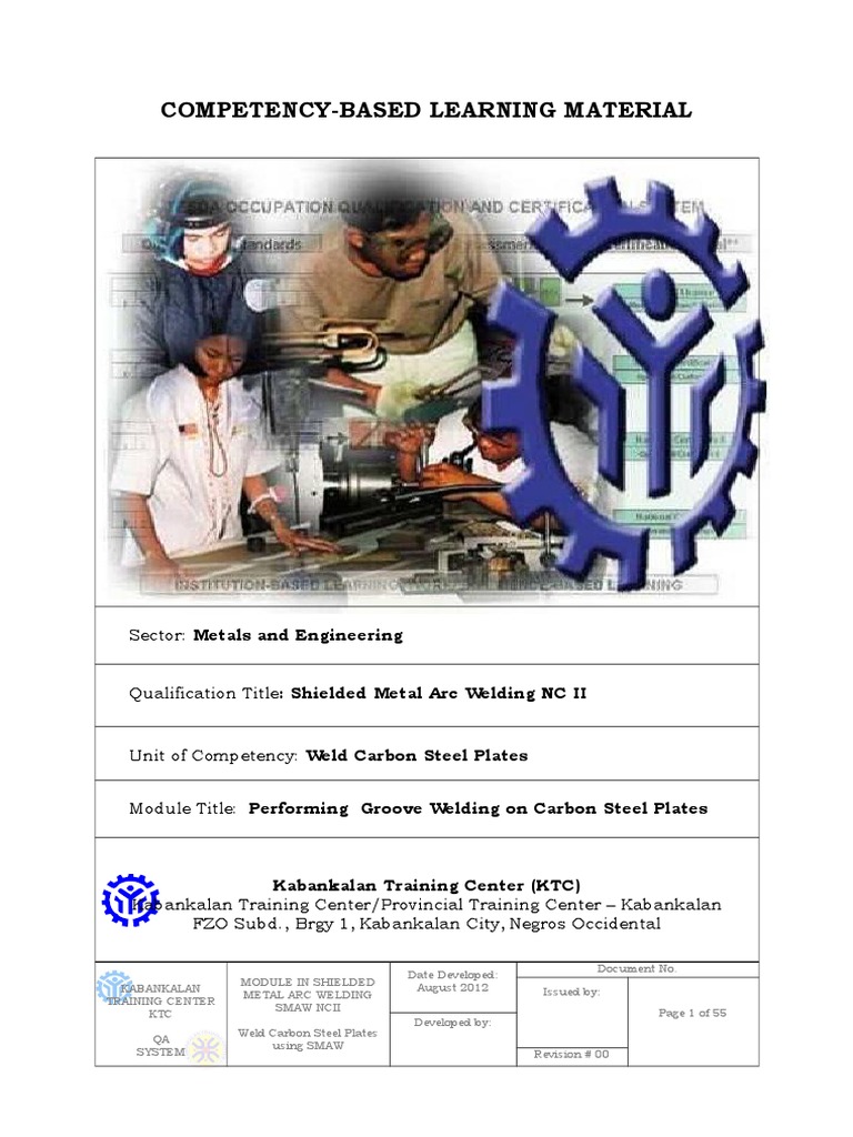 Cblm-Smaw | PDF | Welding | Construction