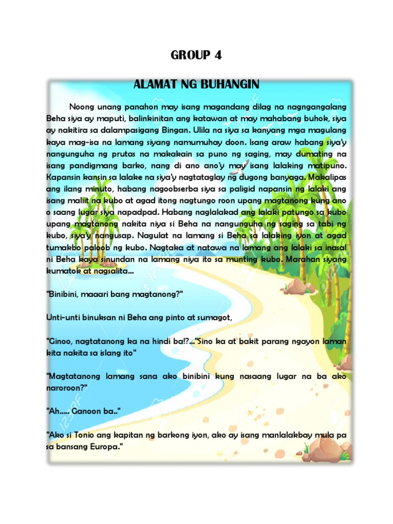 Alamat NG Buhangin | PDF