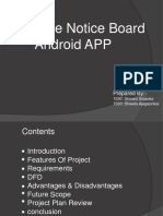 Online Notice Board Project Documentation | PDF | Online And Offline ...