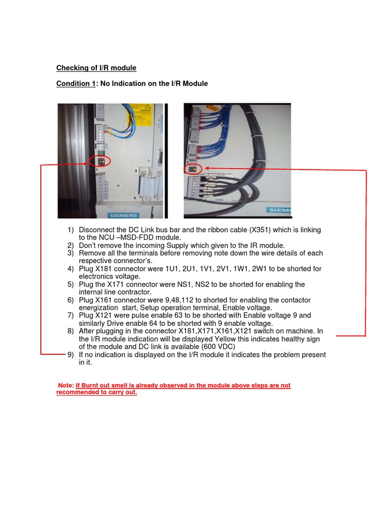 Checking Steps For Ir Module 1 138 | PDF | Electrical Connector | Relay