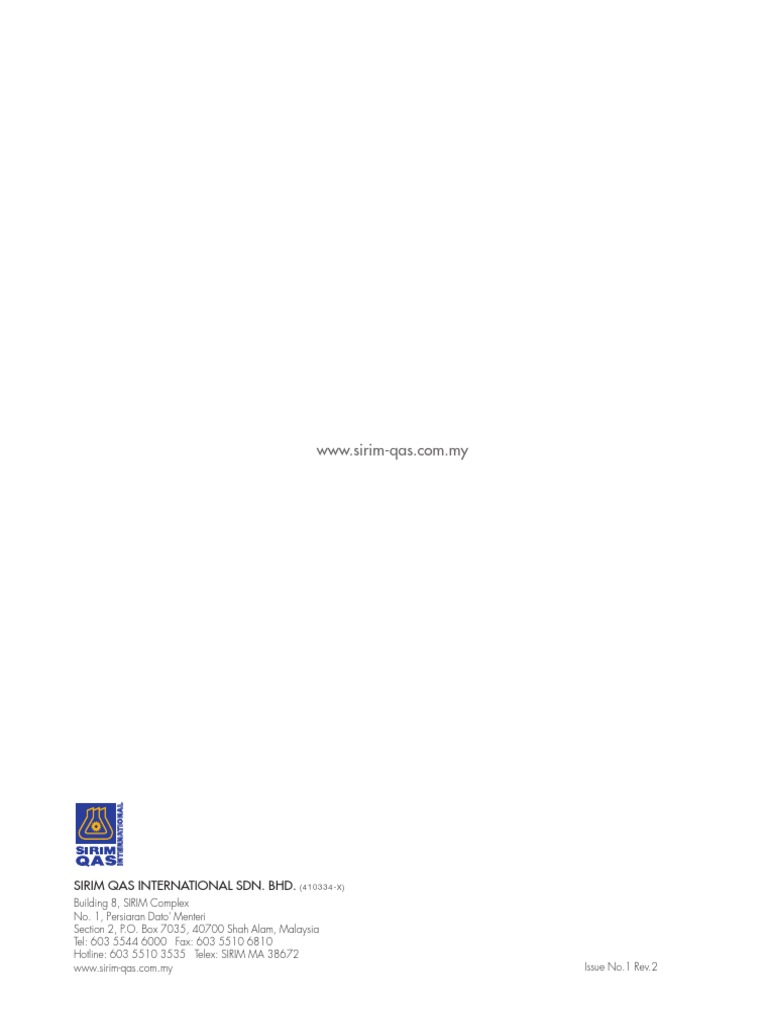 SIRIM QAS Intl. Corporate Profile | PDF | Quality Assurance | Quality ...