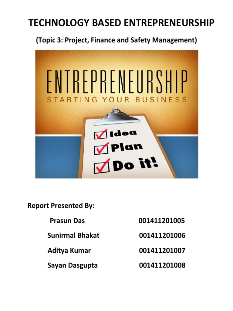 Technology-Based Entrepreneurship Insights | PDF | Venture Capital ...