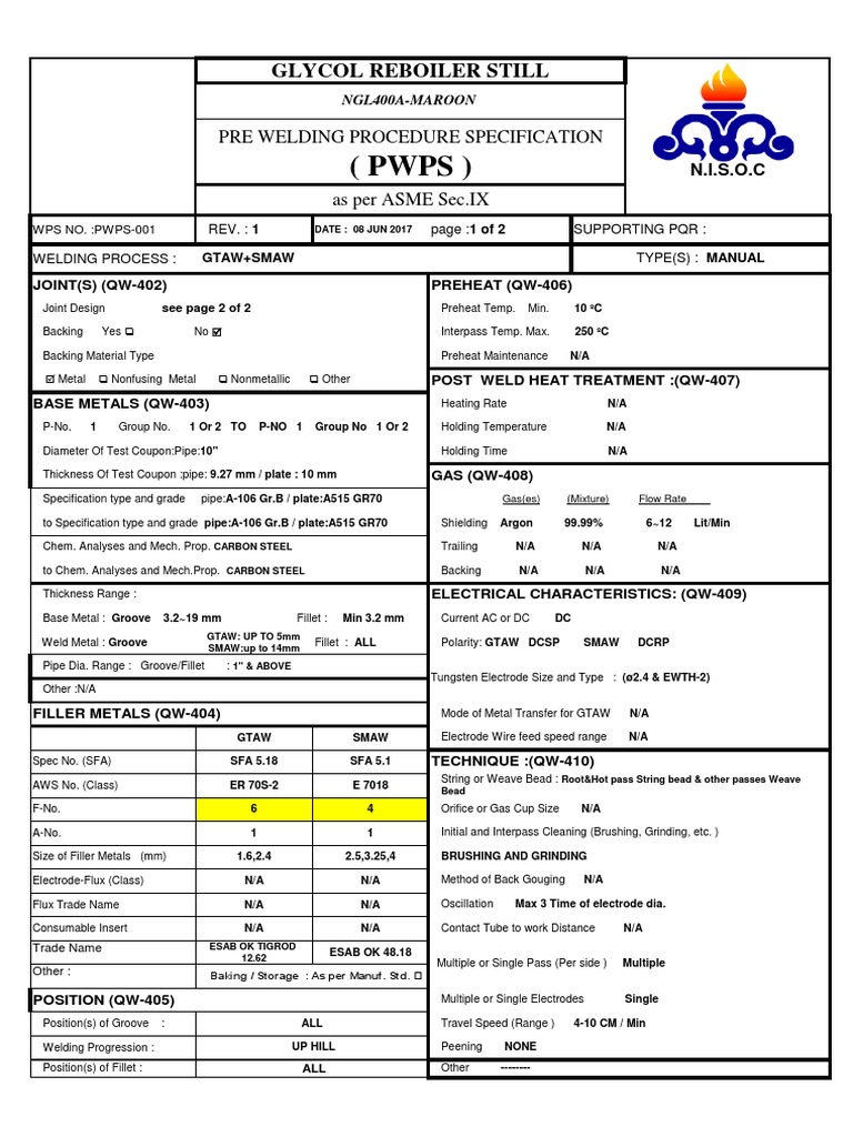 Welding Procedure Guide | PDF