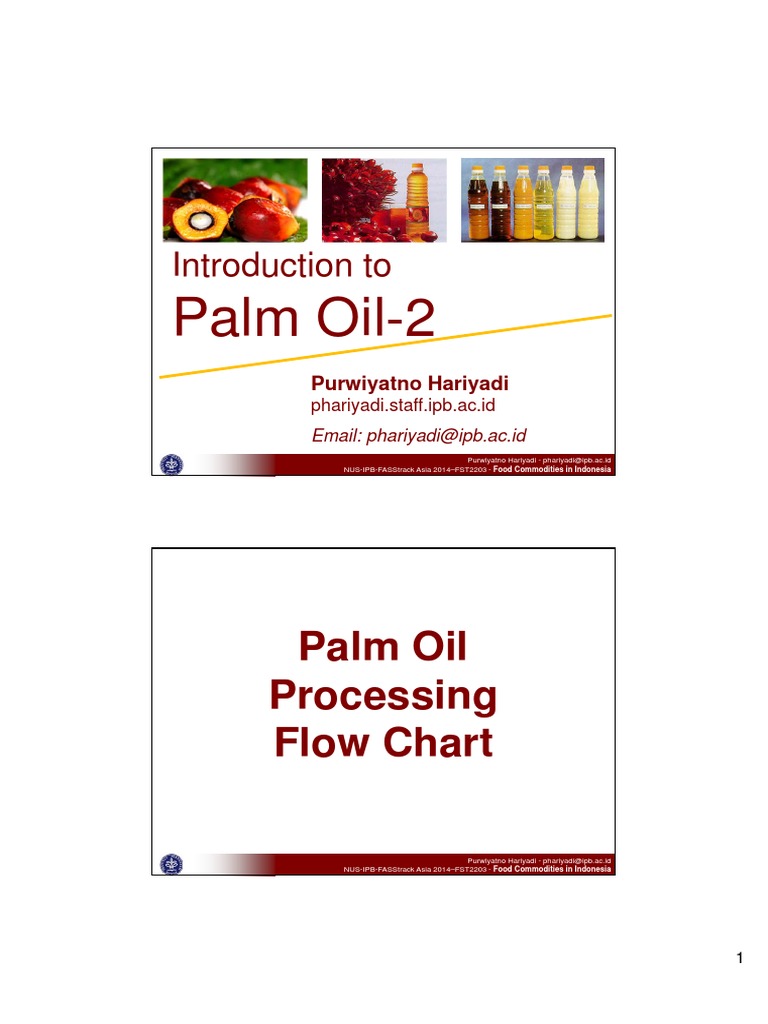 Introduction Palm Oil Processing - 2 | PDF | Vegetable Oil | Palm Oil