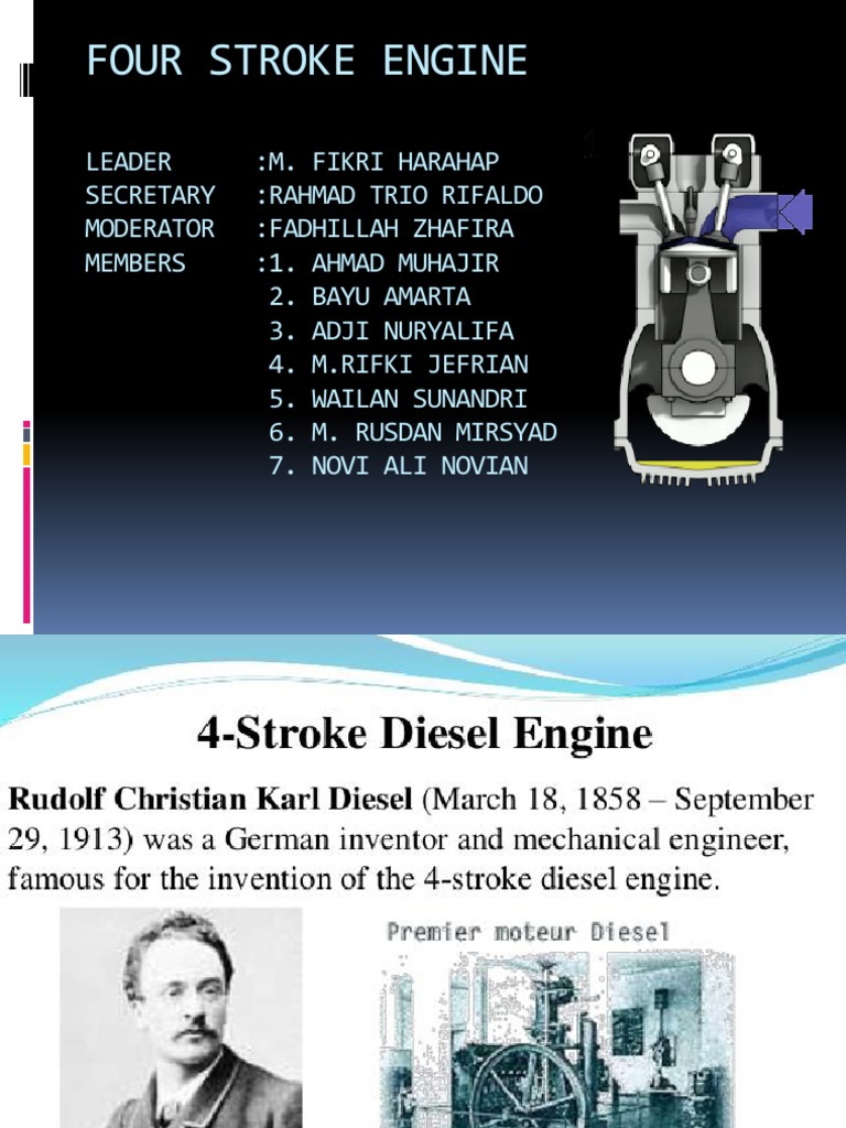 Four Stroke Engine | PDF