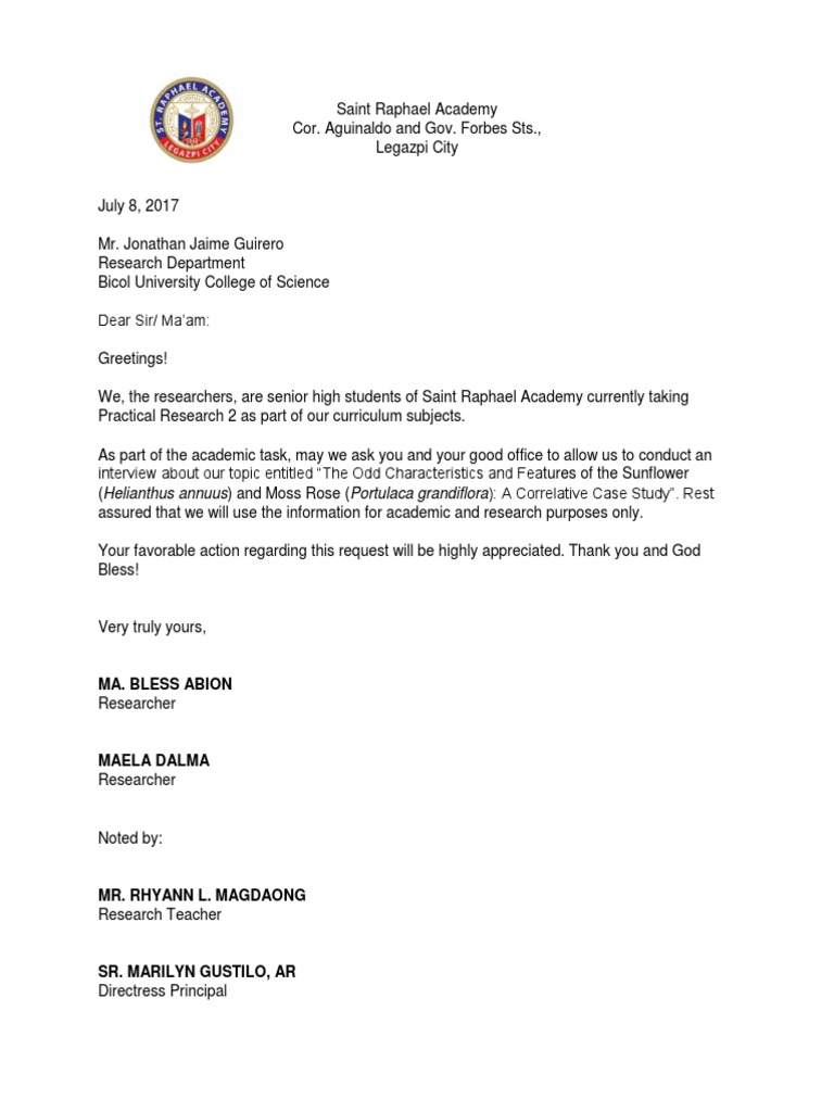 Revised Letter | PDF