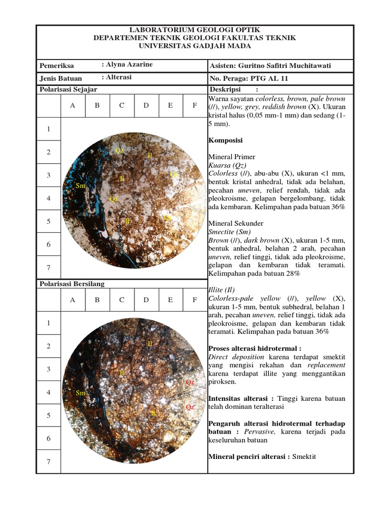 Laporan Alterasi | PDF