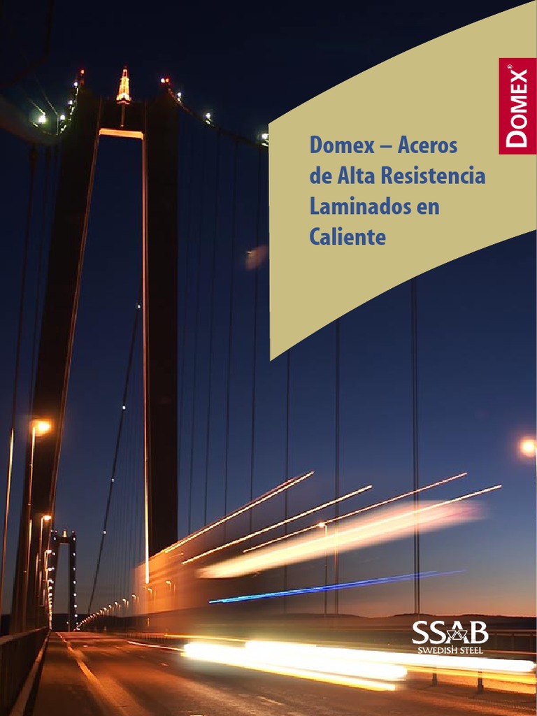 Aceros Domex: Alta Resistencia y Usos | PDF | Acero | Industrias
