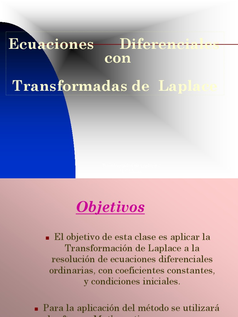 6 - Aplicacciones Con Mathematica | PDF | Transformada de Laplace ...