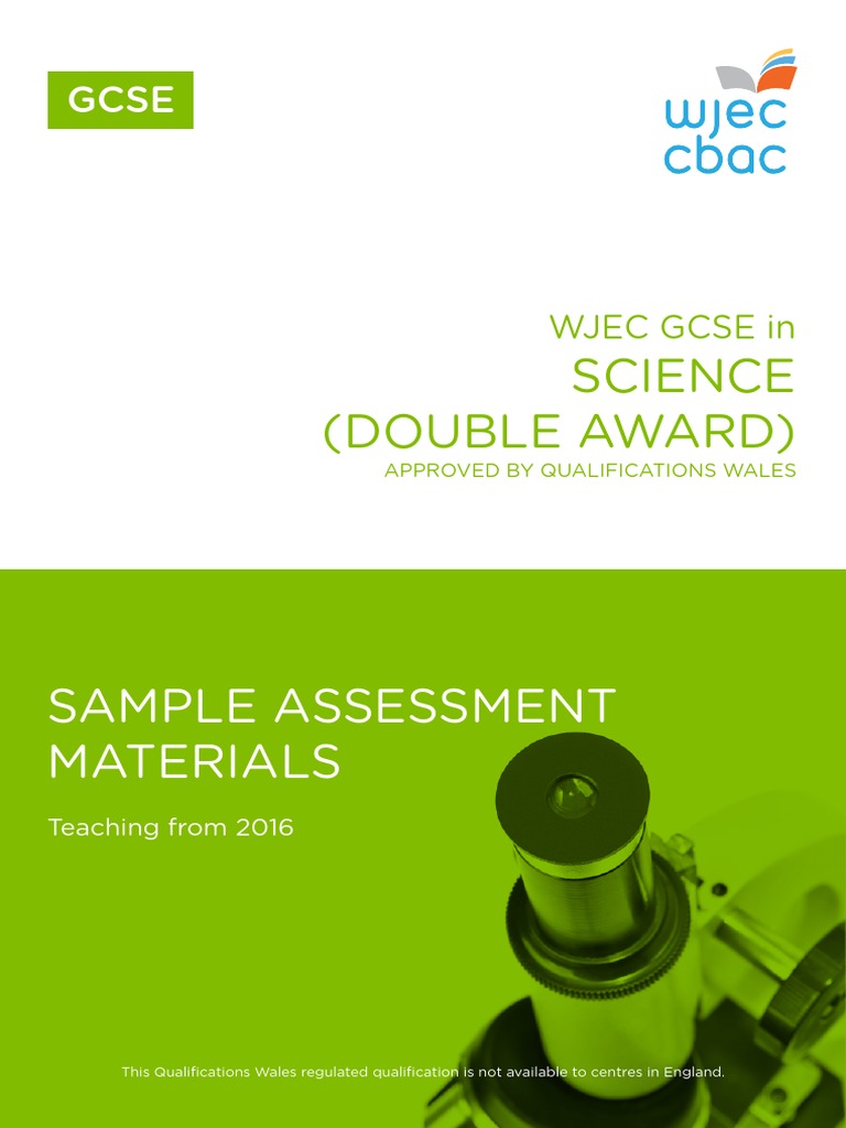 Wjec Gcse Science Double Sams From 2016 e | PDF | Flavonoid ...