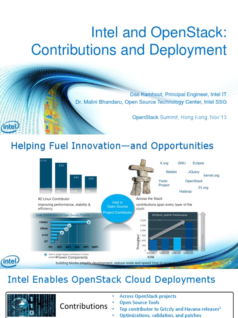 Intel OpenStack Summit Session Nov13 Final | PDF | Open Stack | Cloud ...