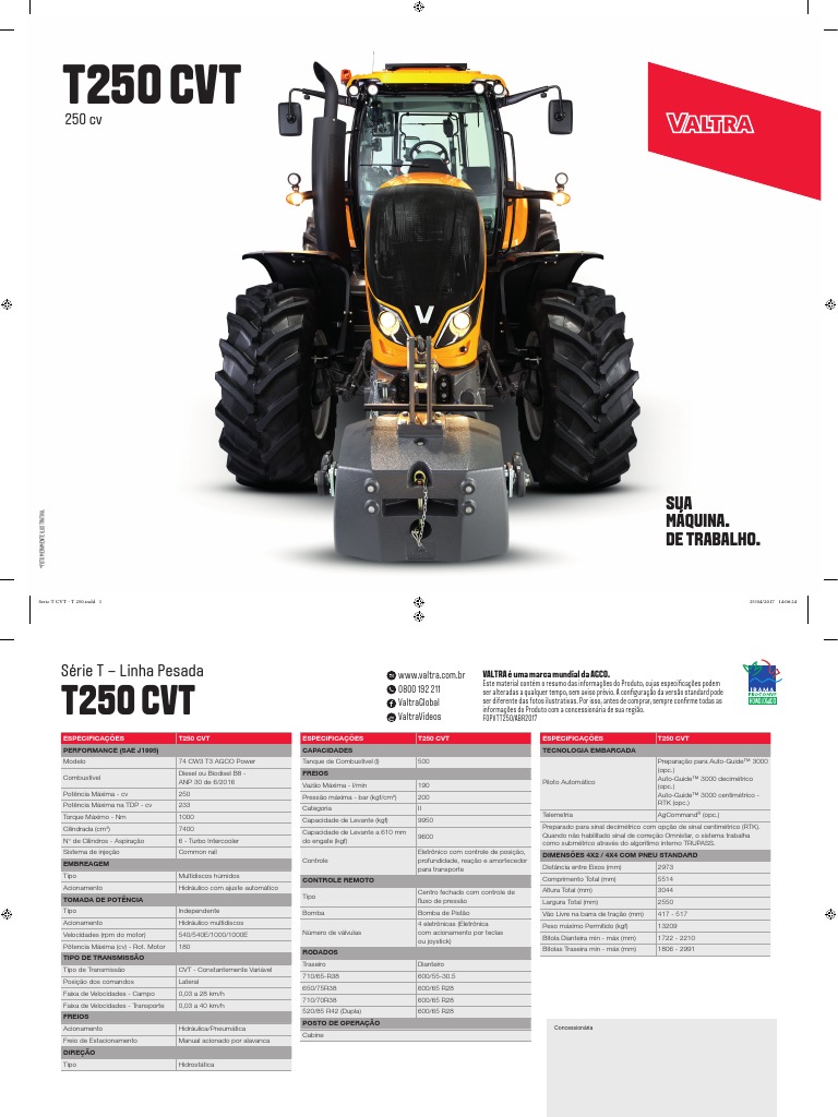 T 250 CVT | PDF | Veículos | Veículos de rodas