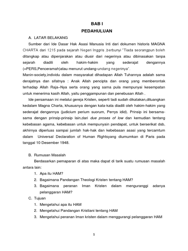 Ham Menurut Pandangan Iman Kristen - Materi Soal