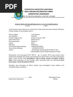 Formulir Akta Kematian F-2 - 28 Dan F-2 - 29 | PDF | Hukum