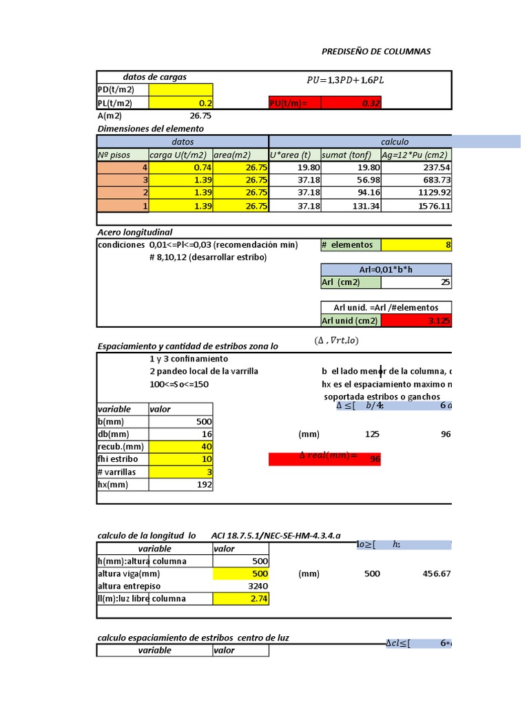Diseño de Columnas por Flexo Compresión | Materiales de construcción | Ingeniero civil
